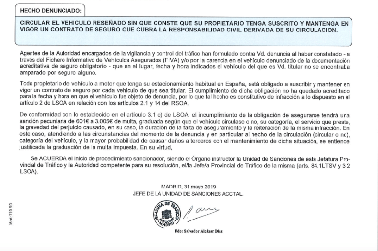 Así son las nuevas multas de tráfico que prepara la DGT: a color y con ...