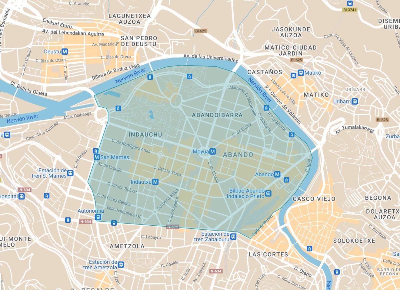 Así será la Zona de Bajas Emisiones (ZBE) de Bilbao