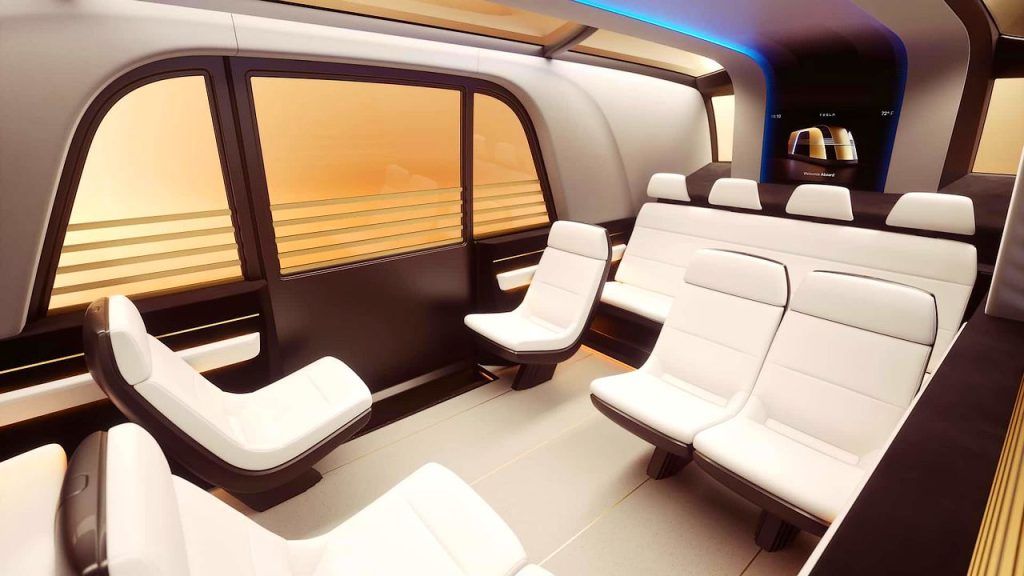 Tesla Robovan, un autobús eléctrico autónomo para 20 personas